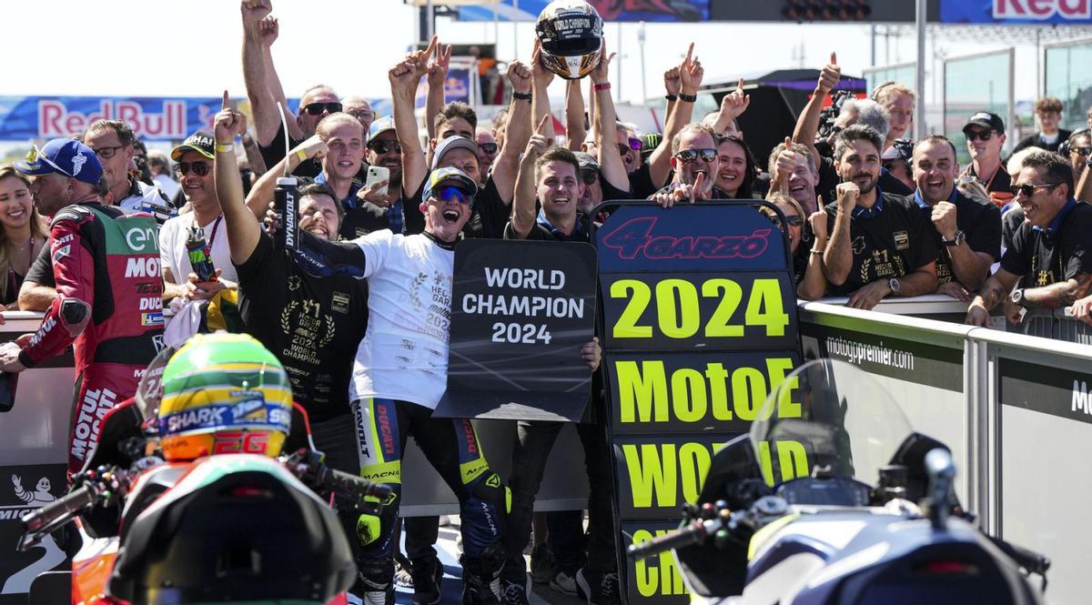 Héctor Garzó, campeón del mundo de MotoE