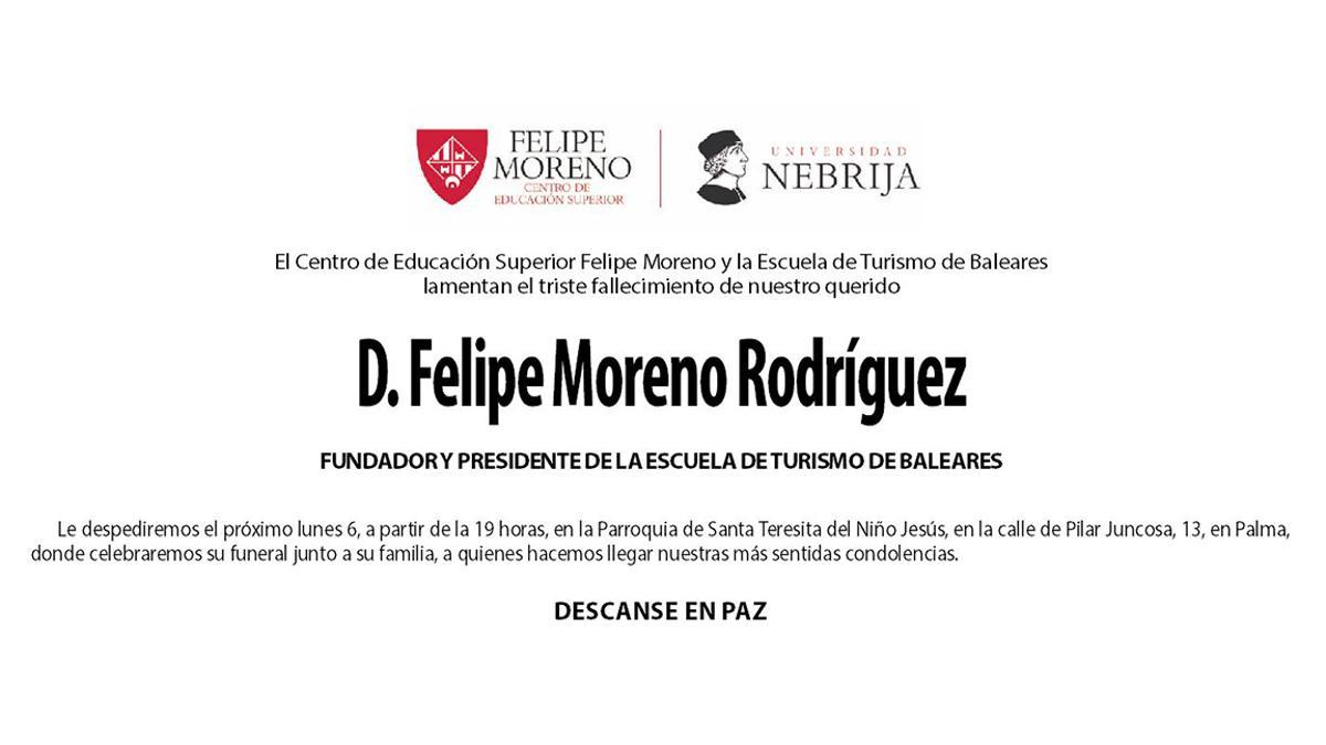 D. Felipe Moreno Rodríguez