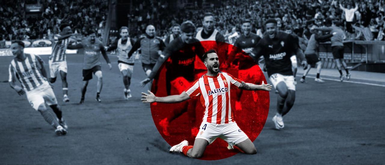 ¿Qué estaba haciendo el jugador del Sporting Insua cuando Tamudo le ...