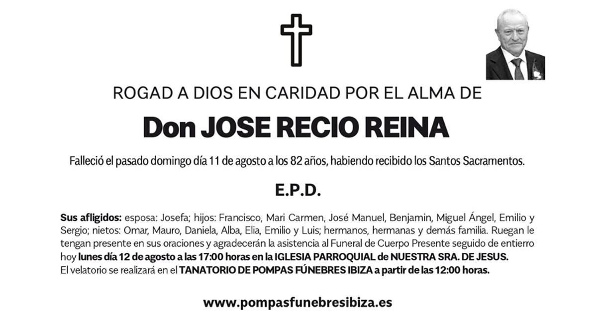 Esquela Jose Recio Reina