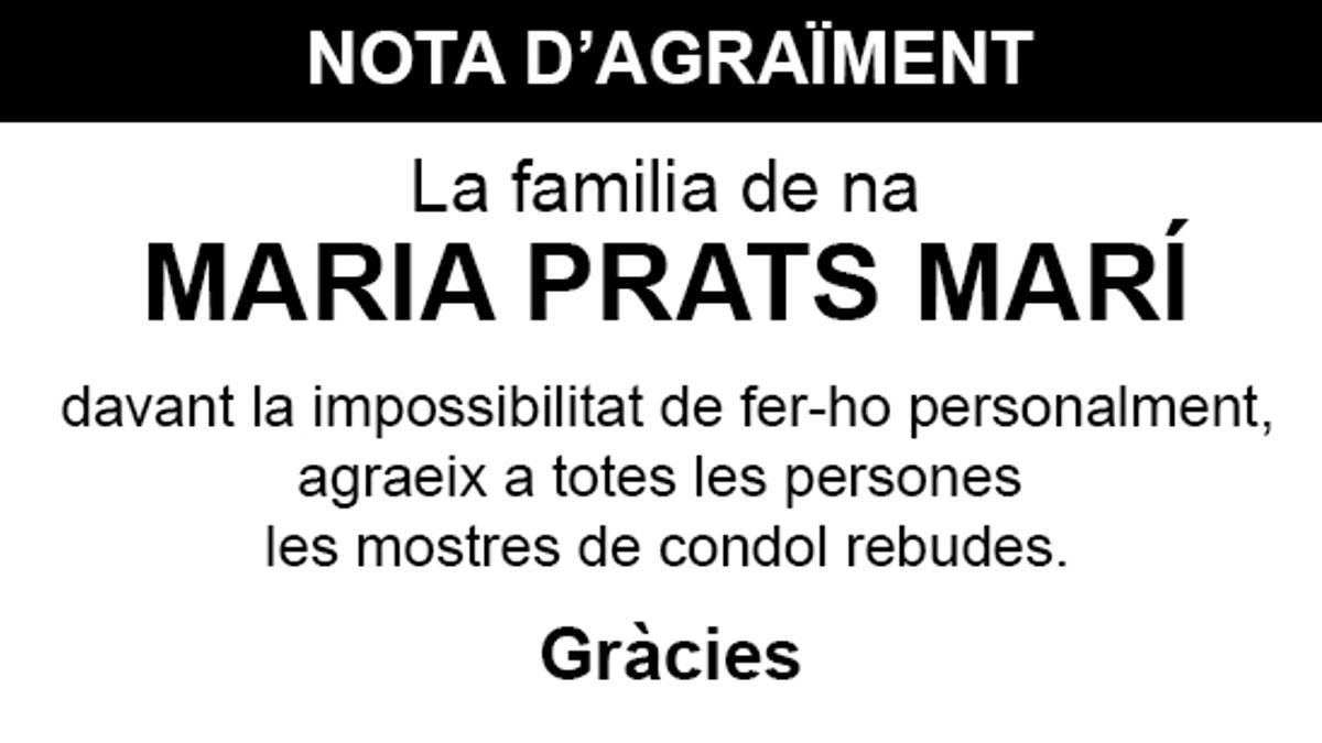 Nota Maria Prats Marí