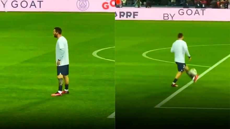 Messi y el control imposible... menos para él. ¿Cómo puede dormir así ...