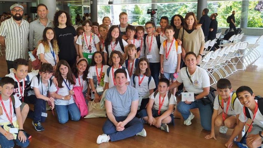 El Veneranda Manzano, podio en declamación