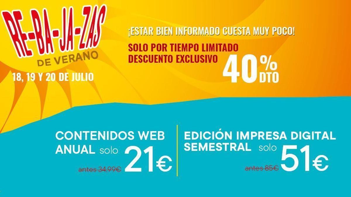 RE-BA-JA-ZAS | Este verano disfruta de tu suscripción a EL DÍA con un ...