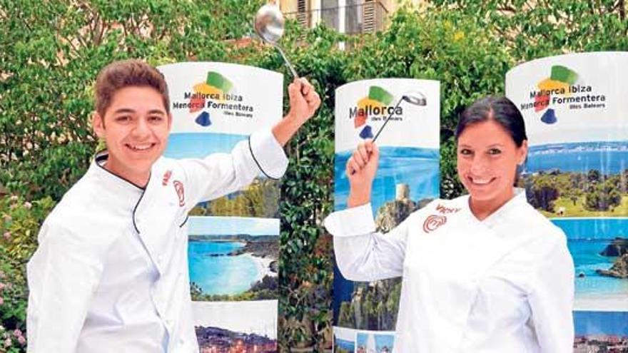 Demostración culinaria de Vicky y Fabián