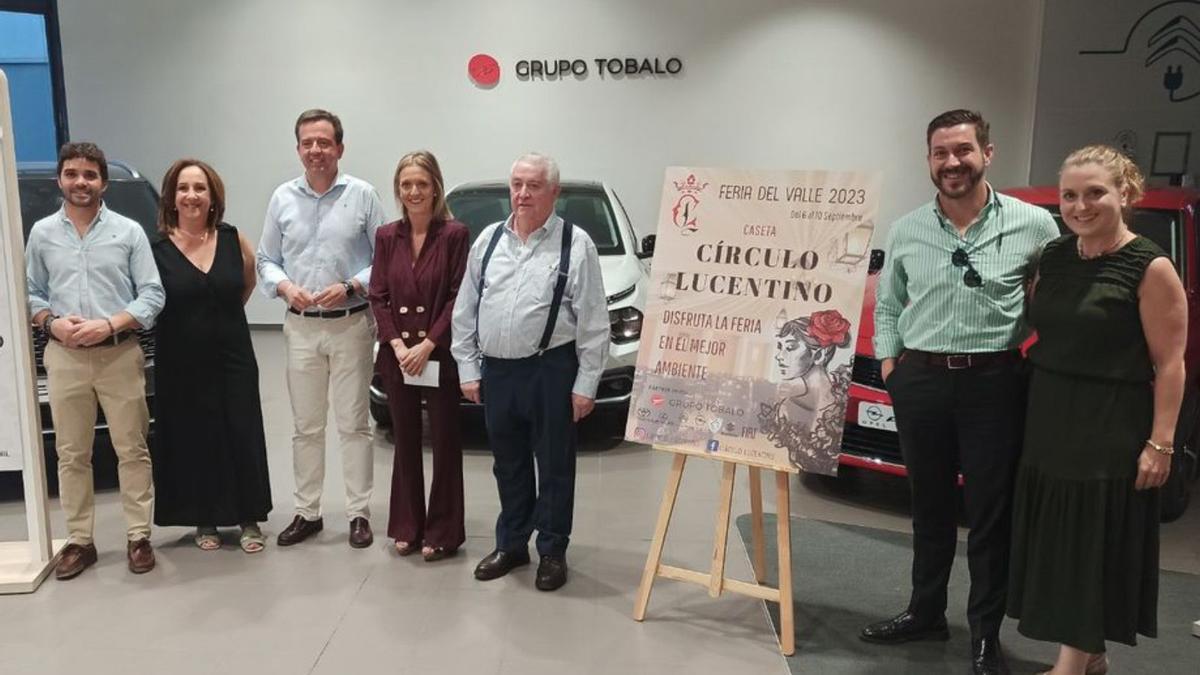 Tobalo patrocina la caseta del Círculo Lucentino - Diario Córdoba