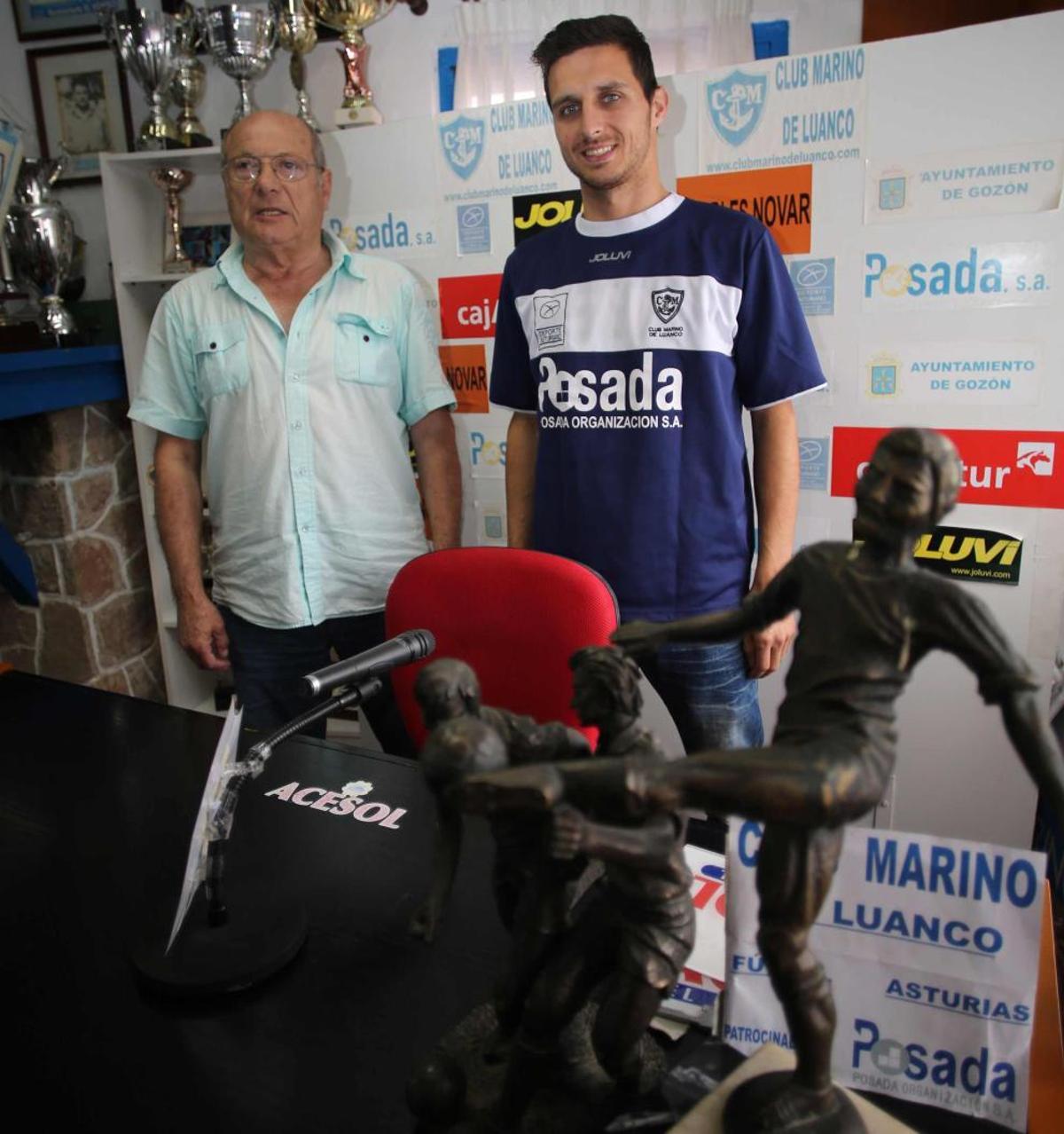 El Marino presenta a Jorge Fidalgo y se hace con José Luis