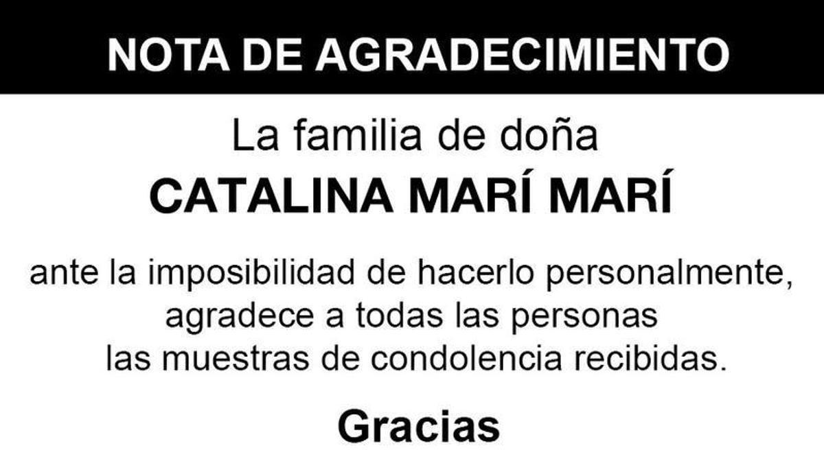 Nota Catalina Marí Marí
