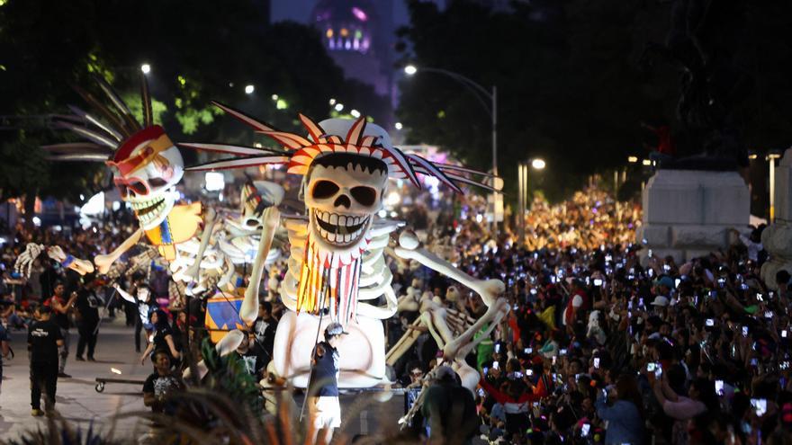 Los desfiles del Día de Muertos en México, en imágenes - Diario de Mallorca