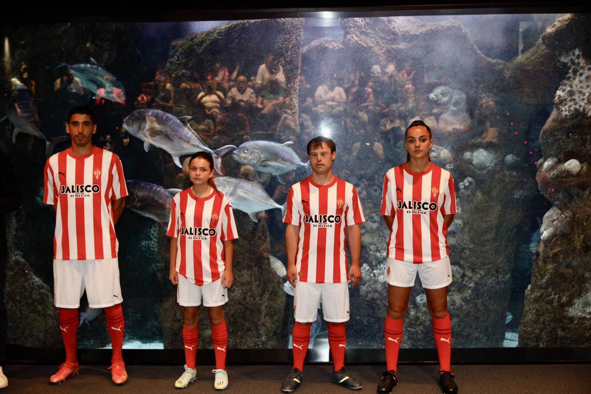 EN IMÁGENES: La presentación de la nueva camiseta del Sporting y su ...