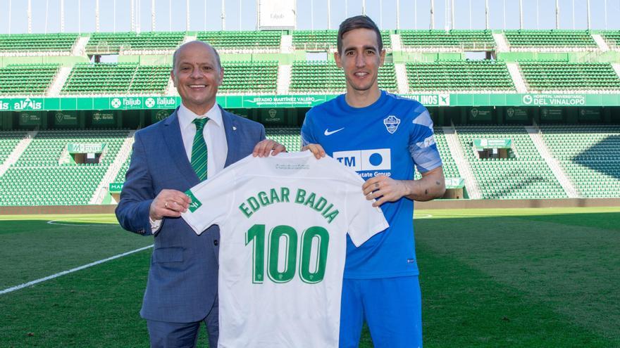 Edgar Badia cumple cien partidos con el Elche - Información