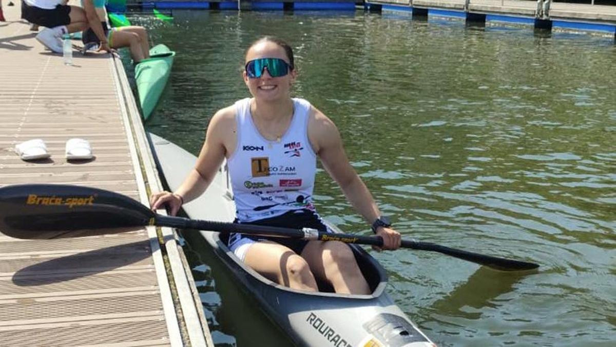 Carlos Garrote, plata en el K-1 200 de la Copa de España de Piragüismo