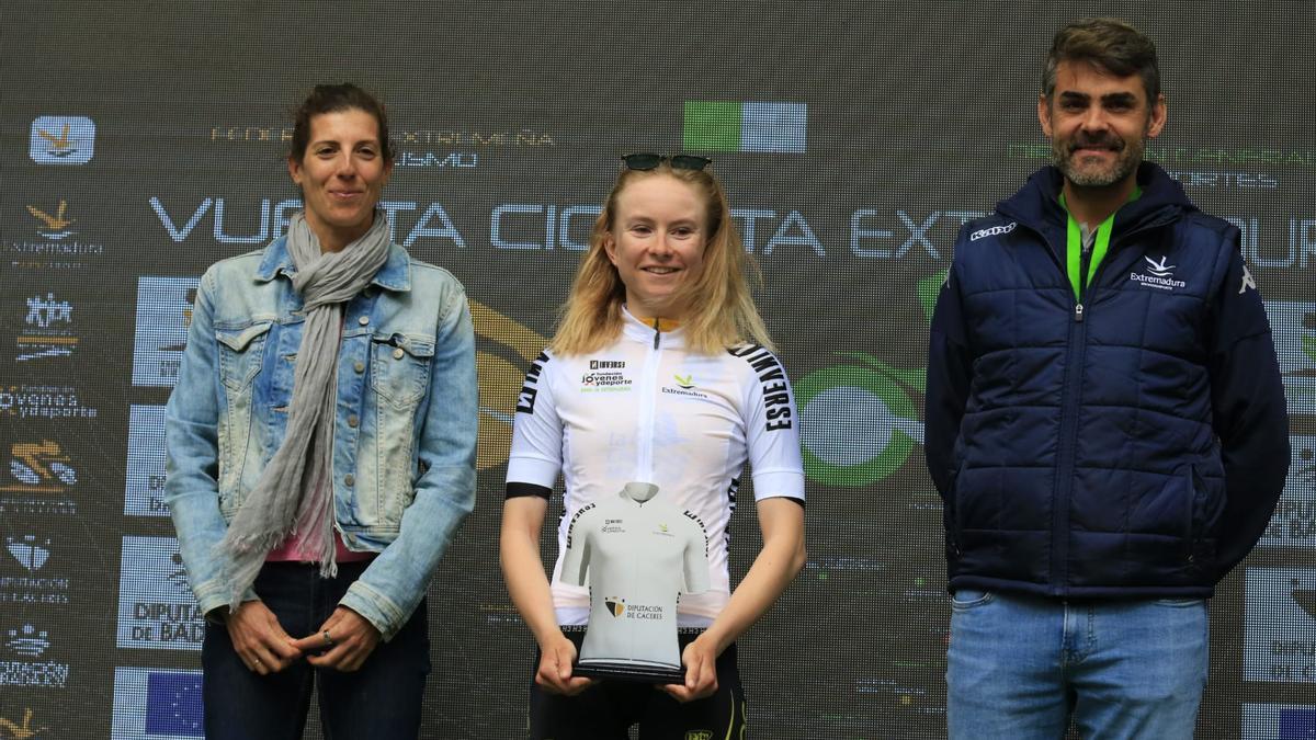 Maeva Squiban, la más rápida en Cáceres en la Vuelta a Extremadura - El ...