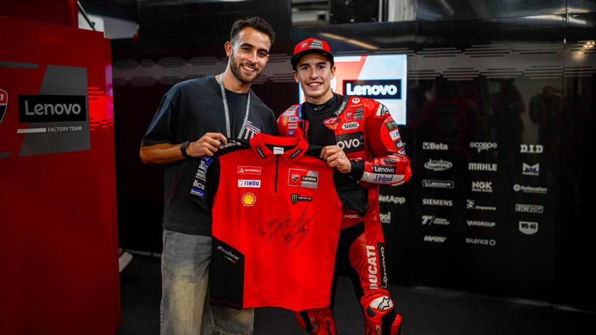 Moto GP | Eric García, invitado de Ducati y Márquez en el Circuit