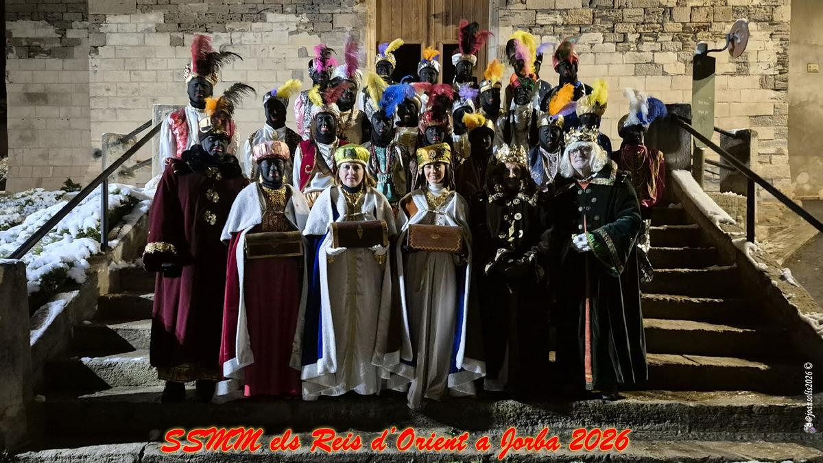JORBA | Jorba viu un vespre màgic amb l’arribada dels Reis d’Orient ...