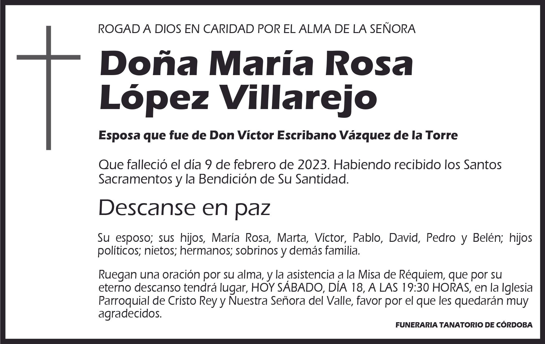 María Rosa López Villarejo - Diario Córdoba