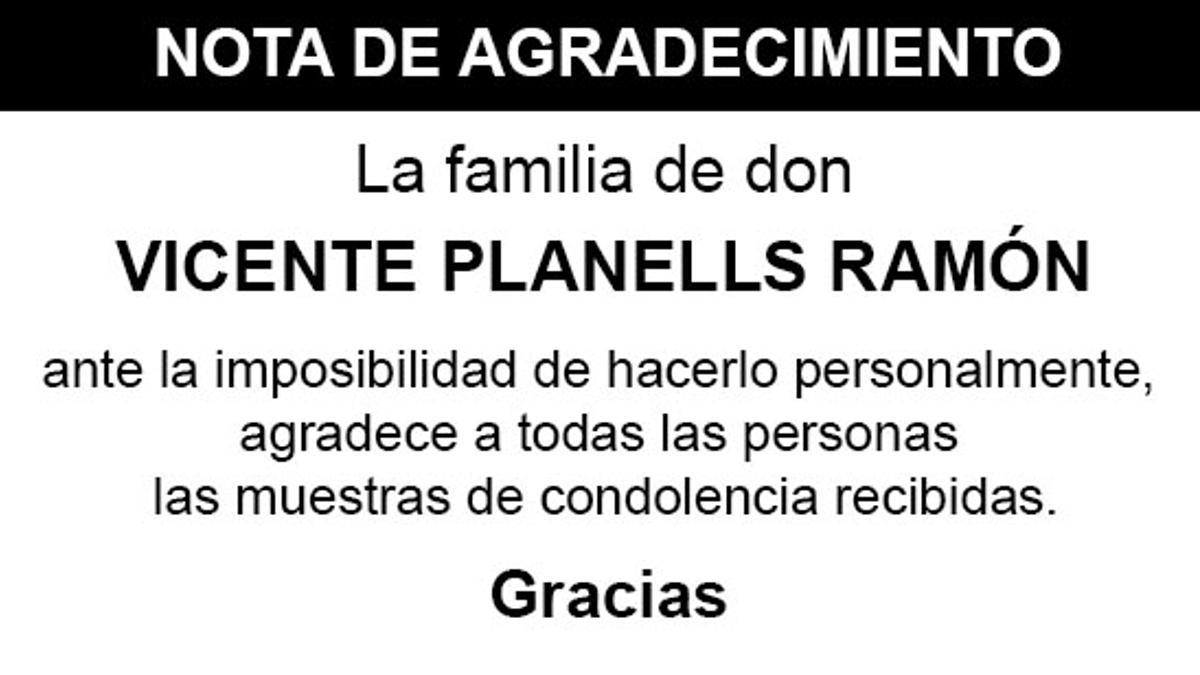 Nota Vicente Planells Ramón