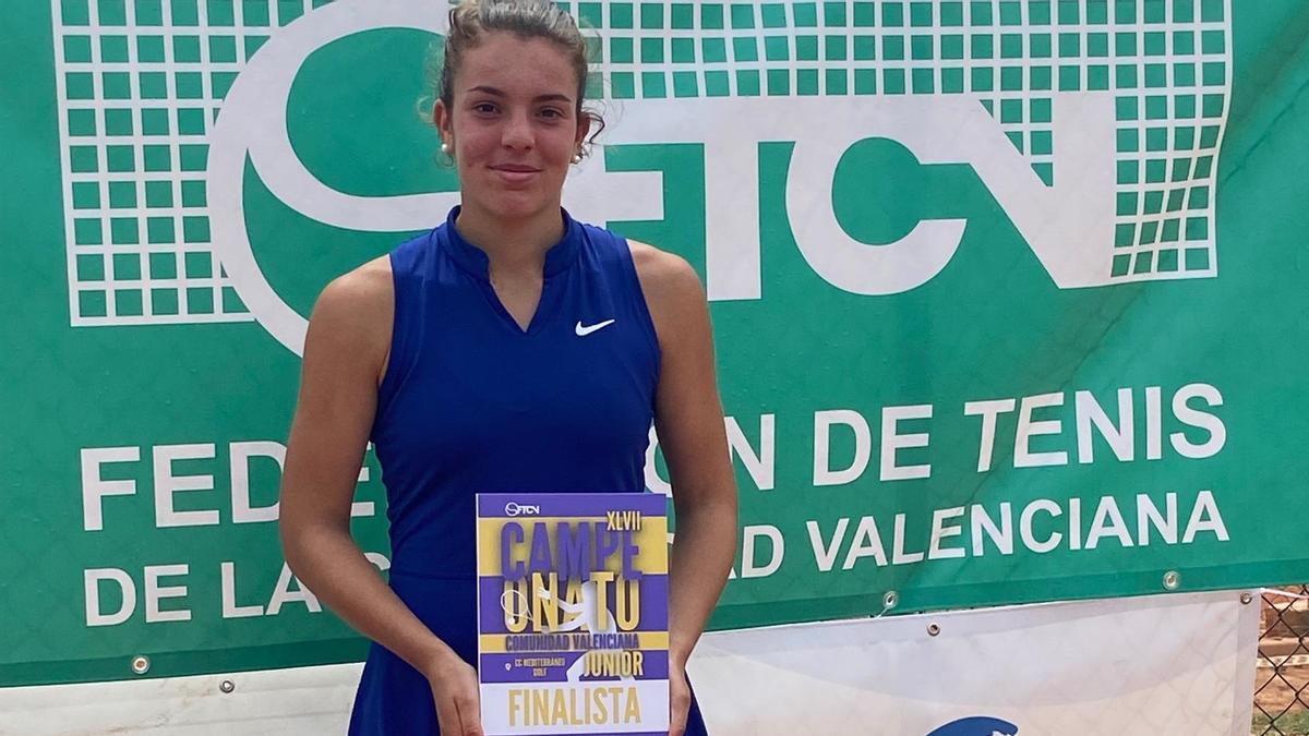 Loles Carbó Chova, subcampeona júnior de la Comunitat Valenciana
