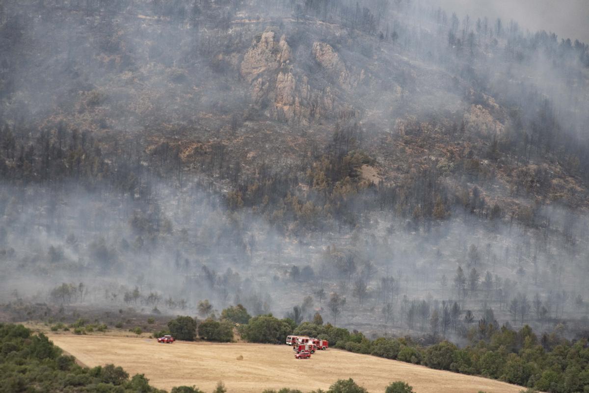 Incendio en Artesa de Segre, en Lleida