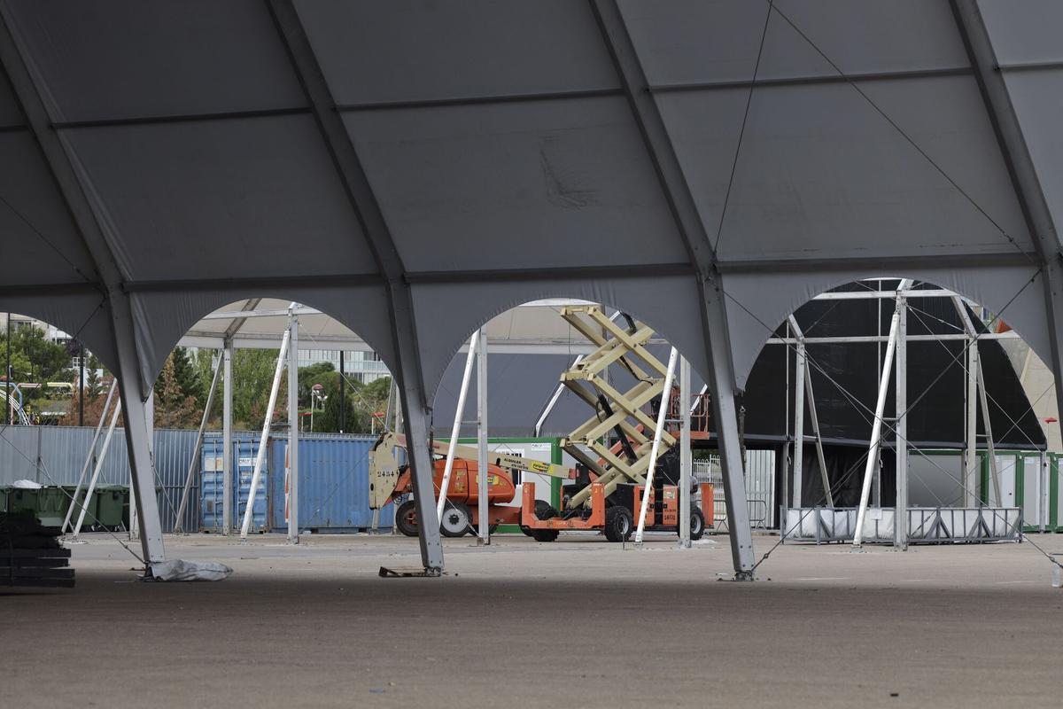 En imágenes | Así avanza el montaje del Espacio Zity para las Fiestas ...