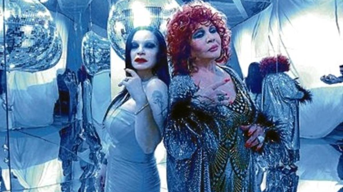 Alaska rueda con Sara Montiel el nuevo videoclip de Fangoria