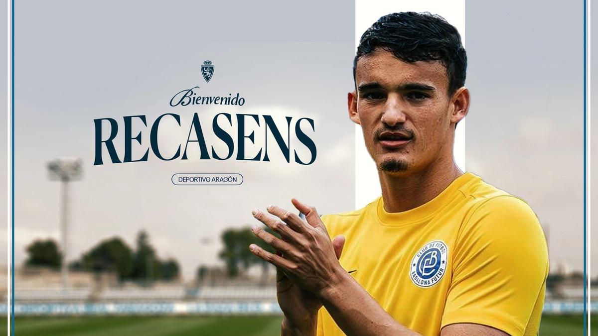 Lluís Recasens refuerza la defensa del Deportivo Aragón.