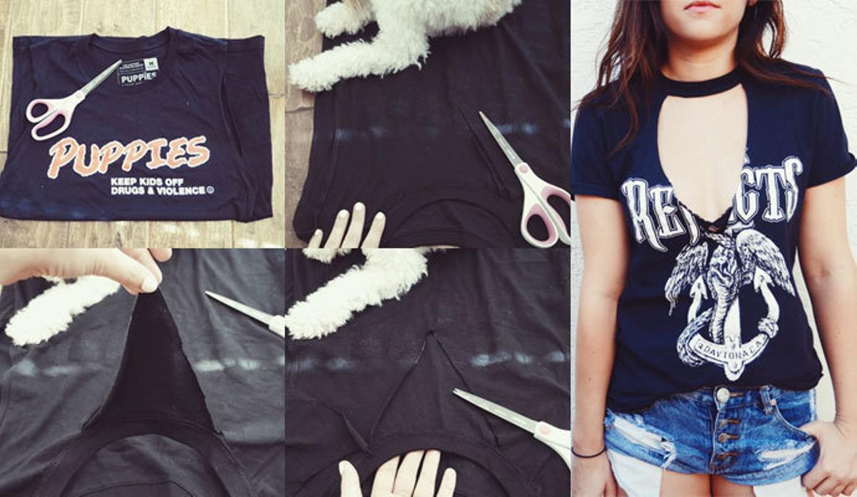 DIY: 10 ideas geniales para renovar tus viejas camisetas