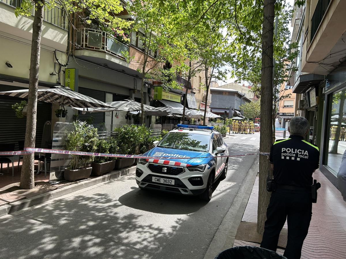 Unes obres provoquen una fuita de gas a Palamós