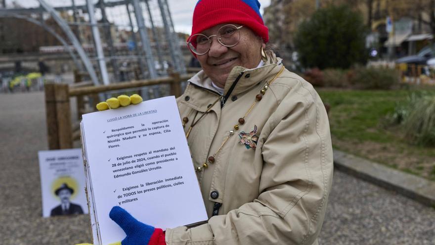La concentració de veneçolans a Girona en imatges