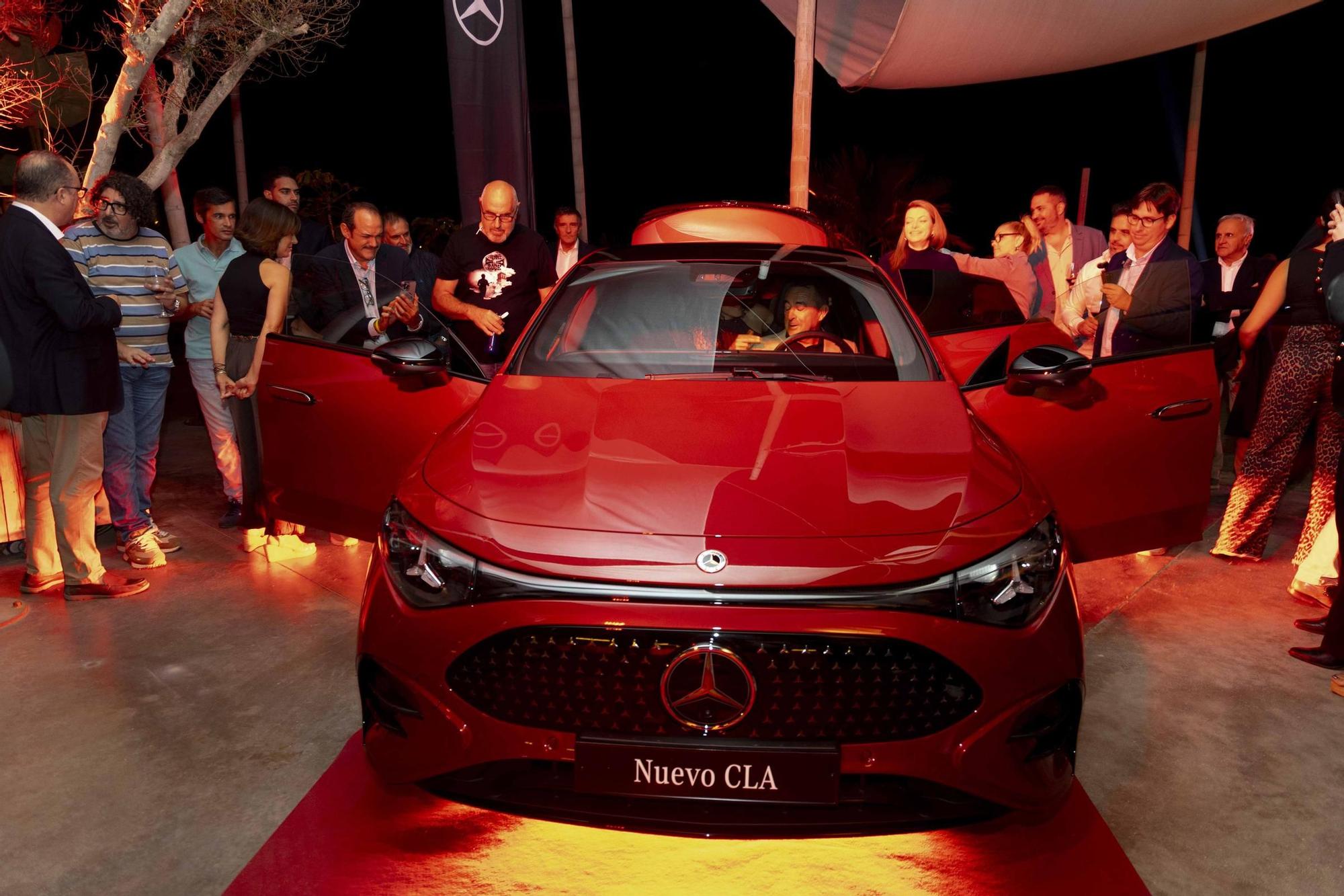 Presentación del nuevo modelo Mercedes CLA en Alicante