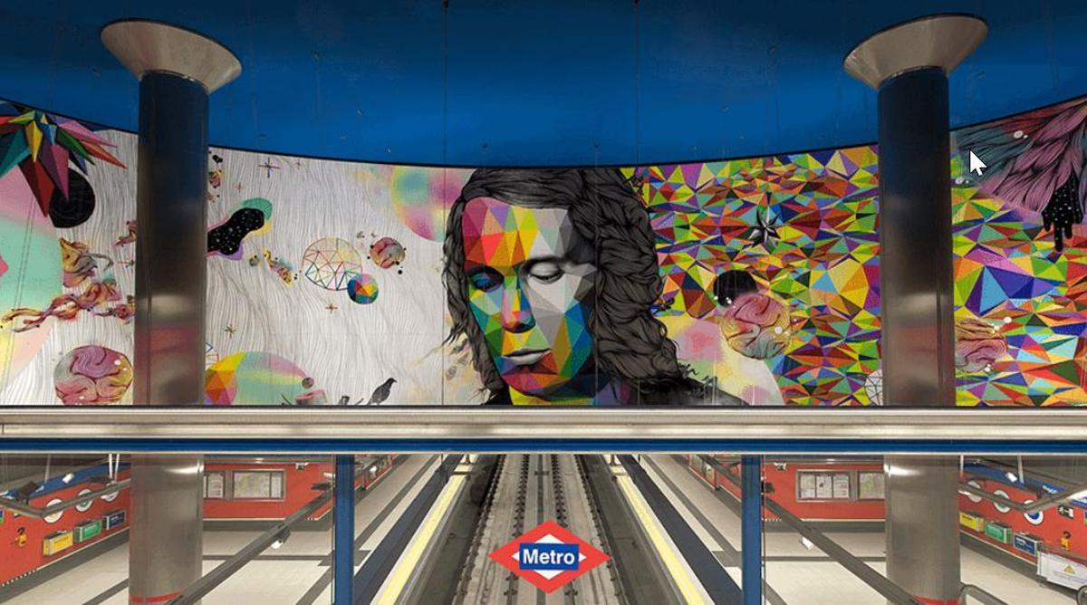 USERA | Usera, el 'Chinatown' de Madrid: el artista Okuda San Miguel ...