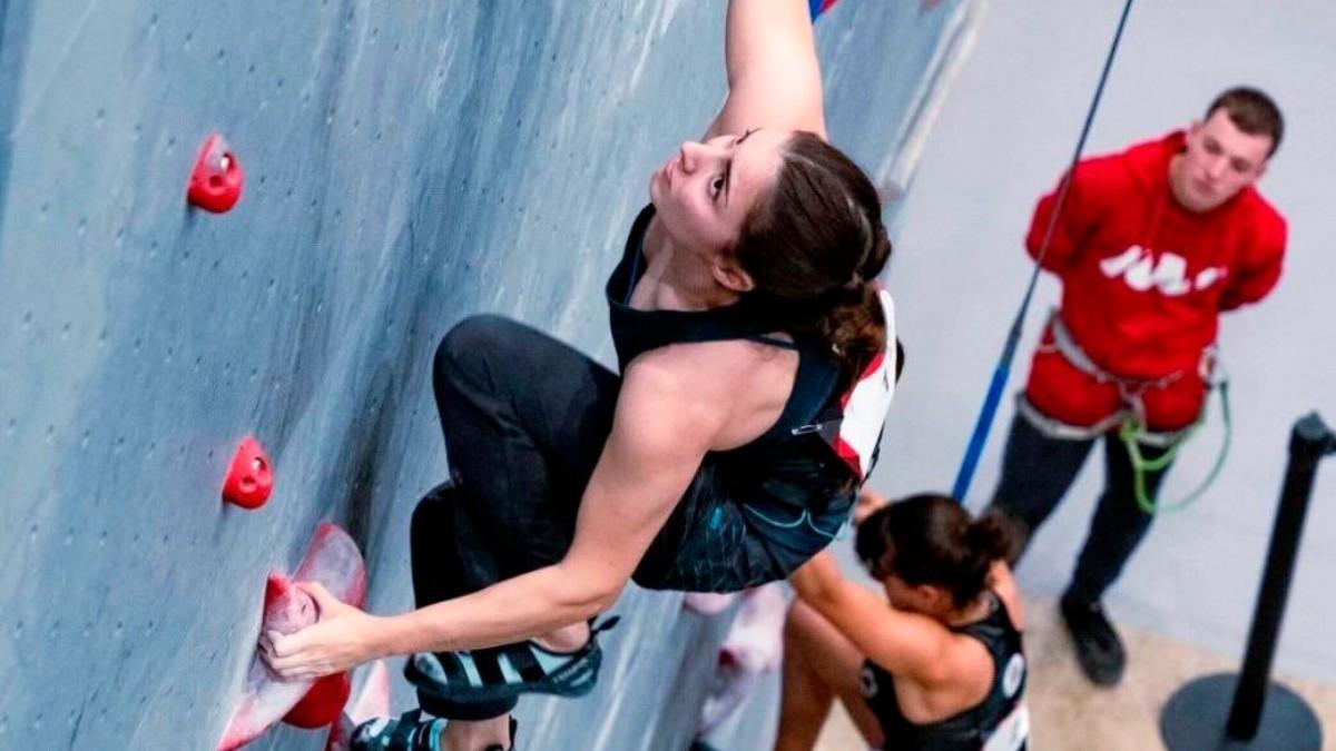 ESCALADA | Carla Martínez, nova campiona estatal d’escalada de velocitat