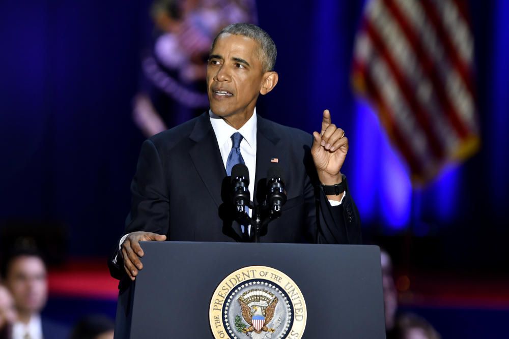 El último discurso de Barack Obama, en imágenes - La Provincia