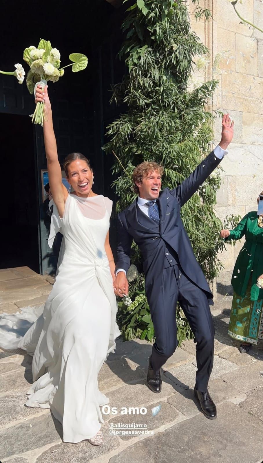Un vestido romántico para una preciosa boda en el norte: así se ha ...