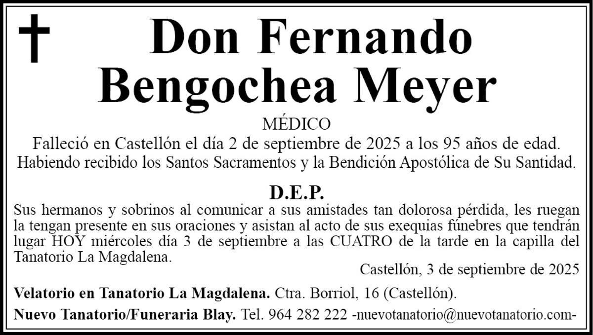 Don Fernando Bengochea Meyer