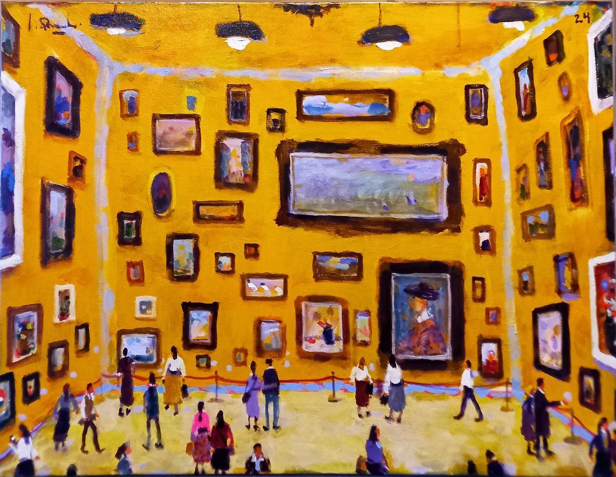 El pintor ovetense Iván Quesada llega con su obra a Art Miami, la ...