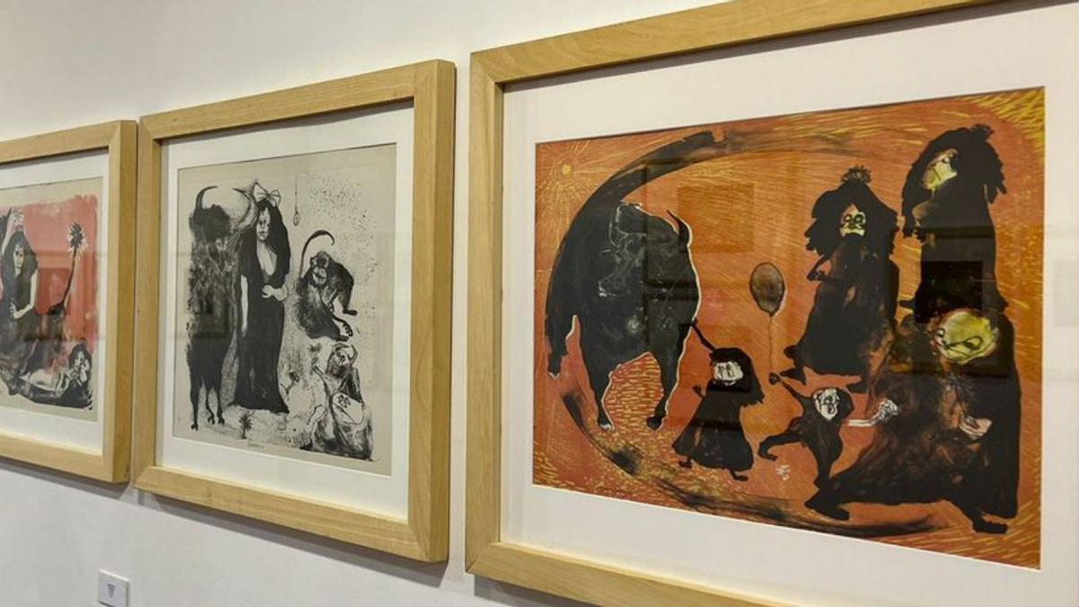 Ribeira expone los grabados que le legó el artista panameño Zachrisson