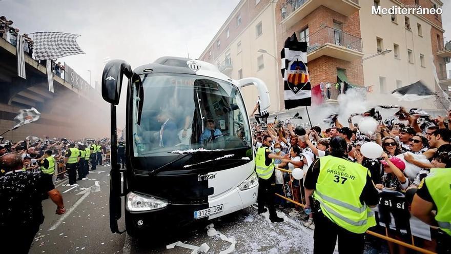Video | Así ha sido la espectacular llegada del CD Castellón al SkyFi ...