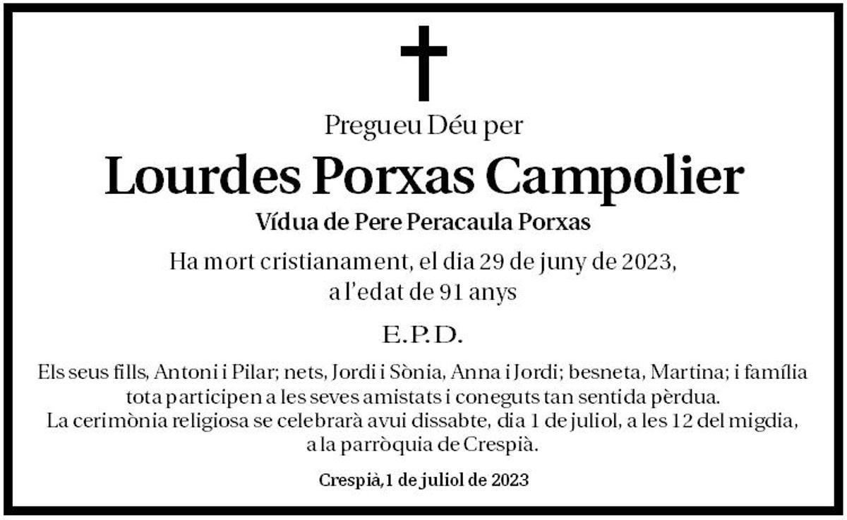 Necrològiques del 1 de juliol de 2023