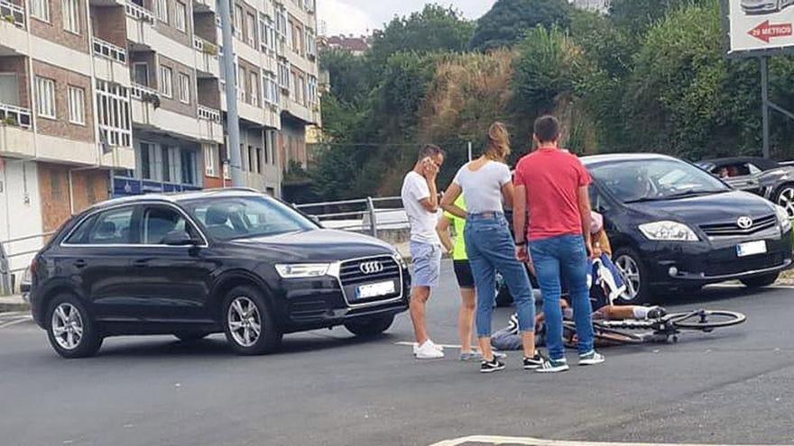 Un ciclista resulta herido tras sufrir un atropello en Lalín - Faro de Vigo