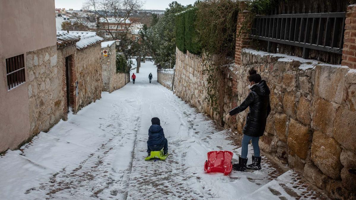 GALERÍA | Borrasca Filomena en Zamora, las imágenes del temporal