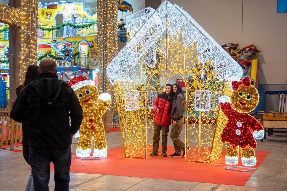 Los niños dan la bienvenida a las atracciones navideñas en Mérida ...