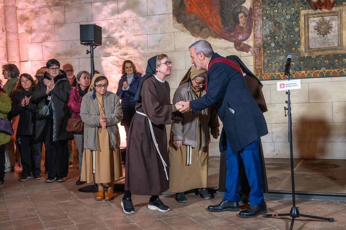 Las monjas clarisas se despiden del monasterio de Pedralbes de Barcelona