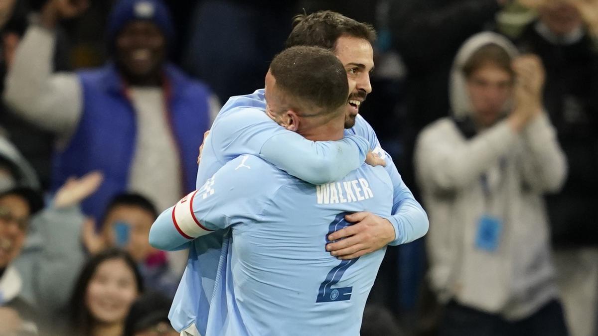 Dos goles de rebote de Bernardo Silva meten al City en la semifinal de ...
