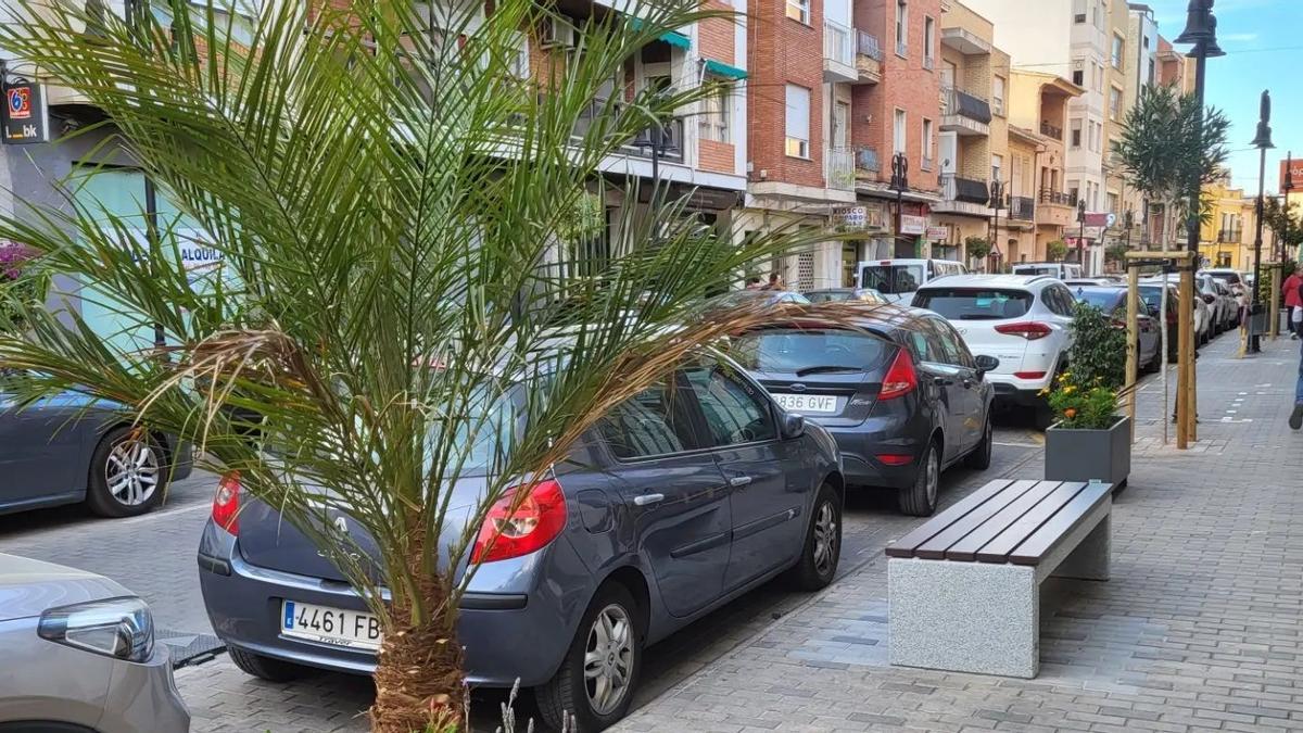 Aldaia inicia la mejora paisajística de las calles Mayor y Goya