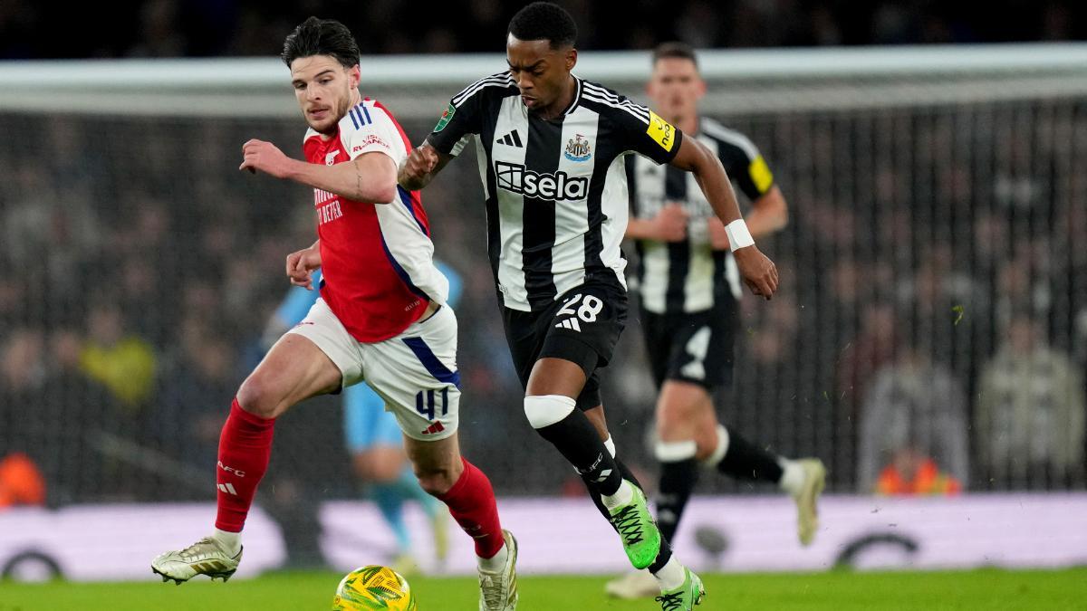 Arsenal - Newcastle, semifinales de la EFL Cup, en directo