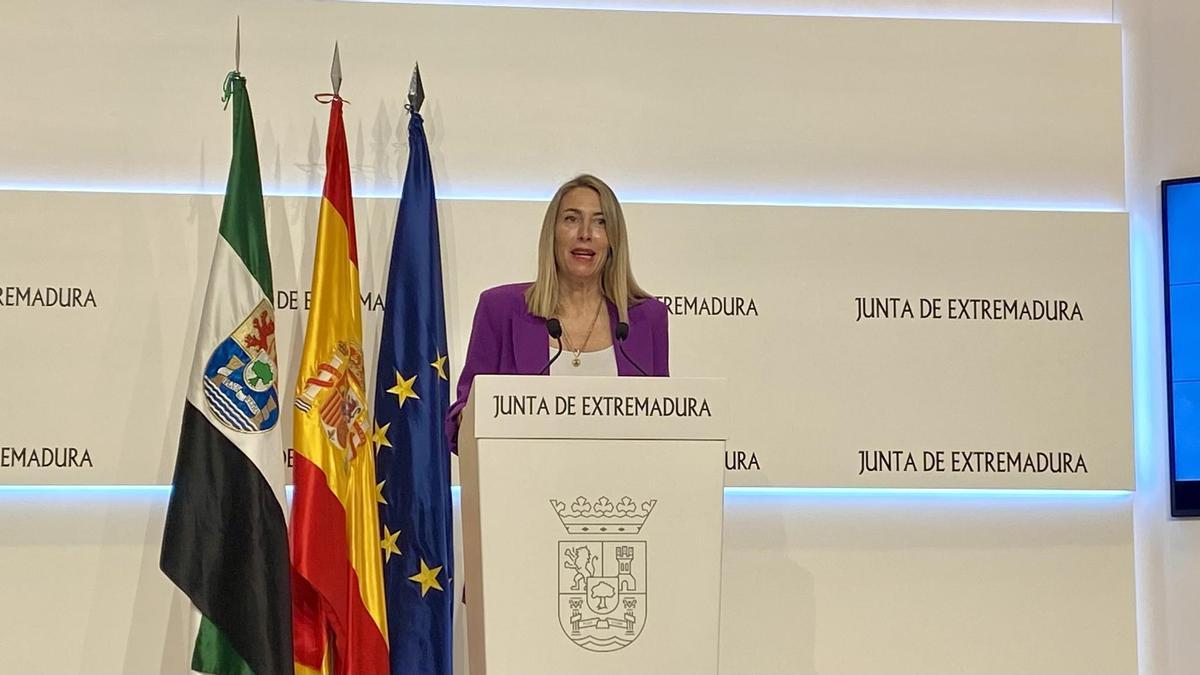 María Guardiola, presidenta de la Junta de Extremadura: "Voy a exigir ...