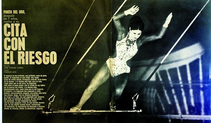 Muere la trapecista 'Pinito del Oro'