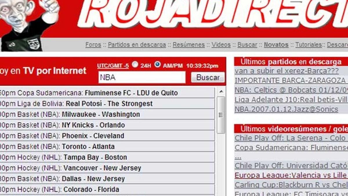 Rojadirecta dará "las llaves" de la web a un perito de DTS por orden