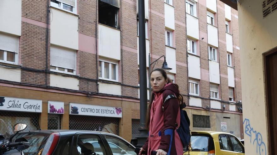 INCENDIO GIJÓN PERRA | Habla la gijonesa que saltó con su hija de 3 ...